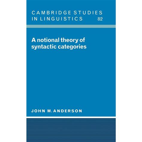 A Notional Theory Of Syntactic Categories Submarino