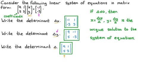 Cramer S Rule In The Form Of Determinants Calculator At Steven Payton Blog