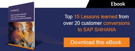 Top 15 Lessons Learned From Sap S 4hana Projects