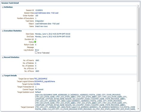 Troubleshooting Oracle Data Integrator G Release