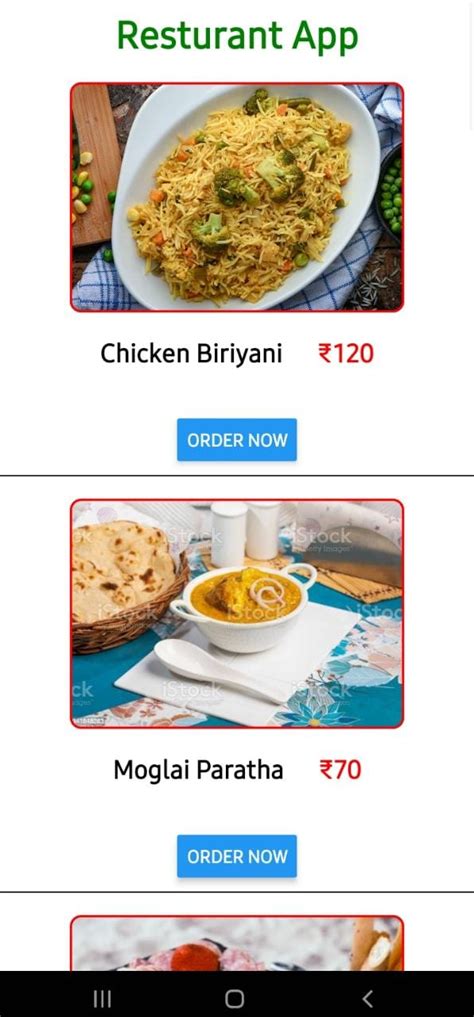 GitHub SoumyadeepOSD React Native Food List App