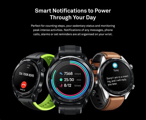 Huawei Watch Gt Week Battery Life Built In Gps Smartwatch