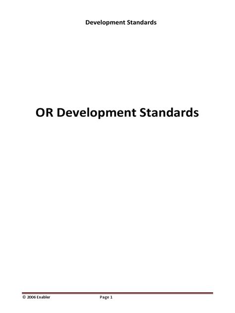 Development Standards Download Free Pdf Plsql Parameter Computer Programming