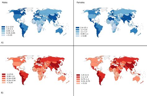 Gallbladder And Extrahepatic Bile Duct Cancers In The Americas Incidence And Mortality Patterns