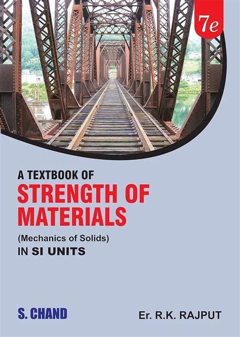 A Textbook Of Strength Of Materials 7th Ed Book By R K Rajput At ₹ 290 Piece Educational Books