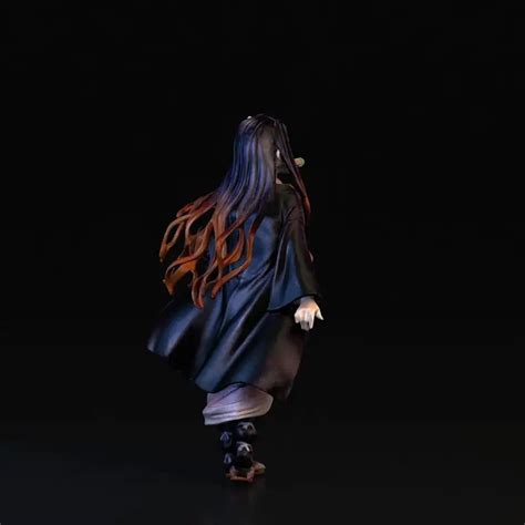 Nezuko Kamado Demon Slayer 3d Print Model Stl Files High Quality Anime Figure Files