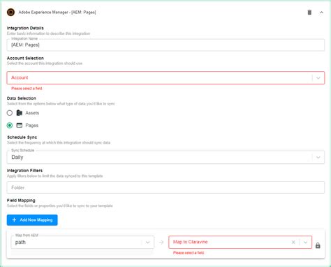 Claravine Adobe Experience Manager Aem Integration Claravine Support