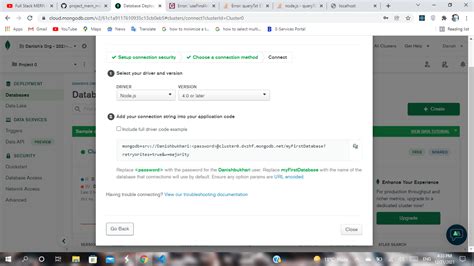 Node Js Error QueryTxt ETIMEOUT Cluster0 Dxzhf Mongodb Net Stack