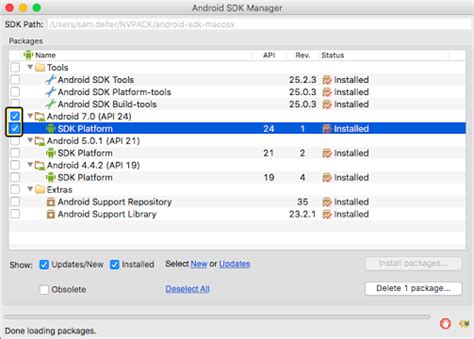 Installing Additional Android Sdk Unreal Engine 427 Documentation Epic Developer Community