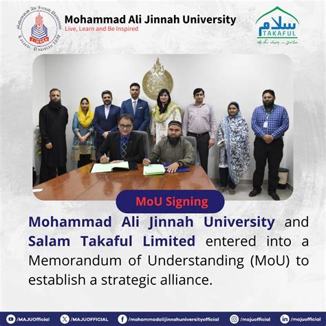 Mohammad Ali Jinnah University Maju On Linkedin Collaboration