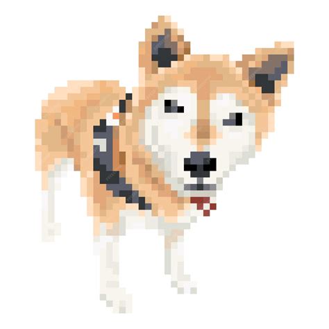 귀여운 강아지 픽셀 아트 그림 프리미엄 벡터 귀여운 강아지 픽셀 아트 그림 프리미엄 벡터