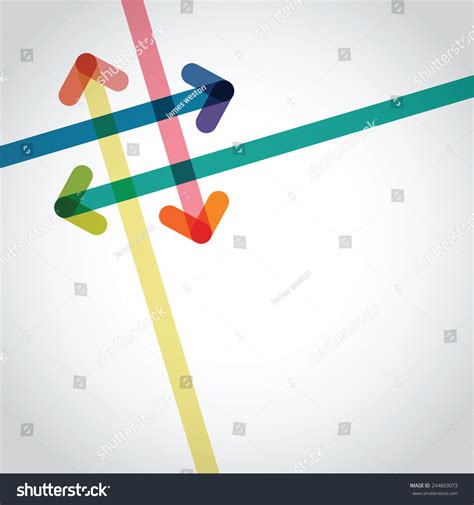 Abstract Arrow Background Stock Vector Illustration 244803073