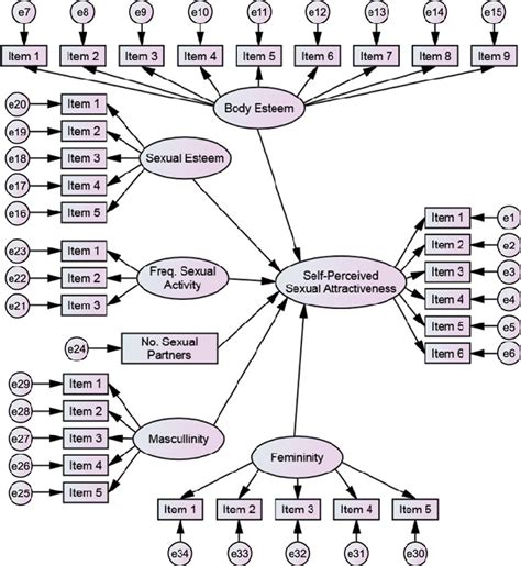 Model Of Self Perceived Sexual Attractiveness Download Scientific Diagram