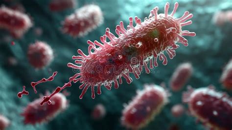 Phage Infecting Bacteria Injecting Dna And Initiating Replication Cycle