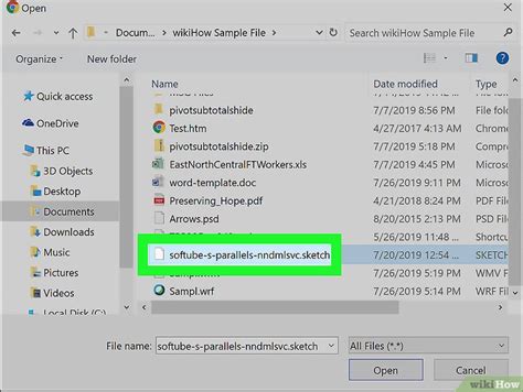 3 Modi Per Aprire Un File Sketch Wikihow