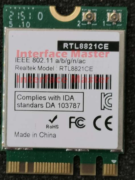 Promo Wifi 5 Card Wireless Realtek 8821ce Rtl8821ce Bt 5 0 Ac 5ghz Dual Band Diskon 9 Di Seller