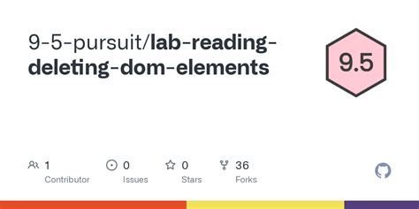 Github 9 5 Pursuitlab Reading Deleting Dom Elements