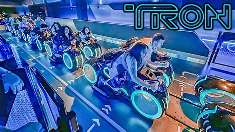 Behind The Thrills Video Tron Lightcycle Run Magic Kingdom Roller