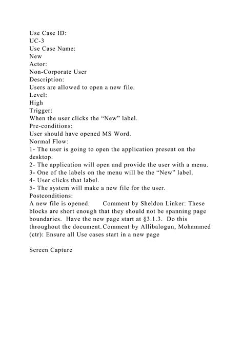 Microsoft Word Editing Version 10software Requirement Specidocx Operating Systems Computer