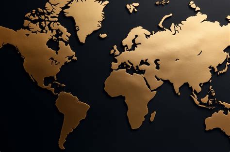 Premium Photo Worldmap Background Design