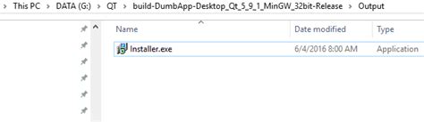 QT Windows For Noobies Qt Tutorial Distributing Your Application