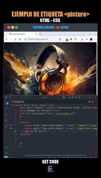 Ejemplo De Etiqueta Picture Tips Html Csshtml Programación Code Free Inspiration Picture