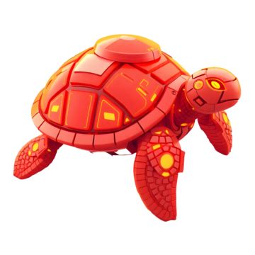 Red Turtle Robot For Sci Fi Theme Robot Turtle Sci Fi PNG Transparent Image And Clipart For