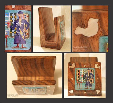 სავიზიტო ბარათების ჩასადები ტიხრული მინანქარი სპილენძი … Flickr