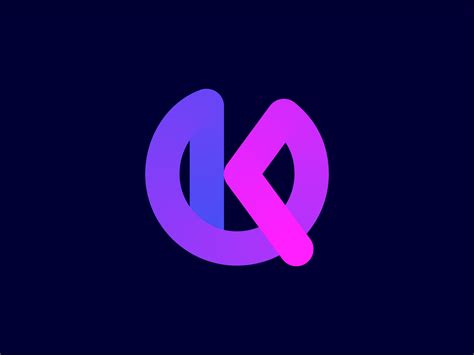 Letter K Logo Design Modern Colorful Logotype Symbol Logos By