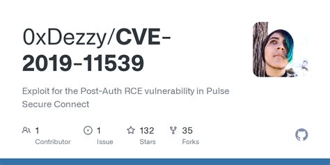 GitHub 0xDezzy CVE 2019 11539 Exploit For The Post Auth RCE Vulnerability In Pulse Secure Connect