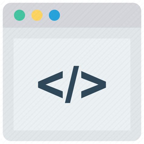 Coding Html Programming Scripting Webpage Icon