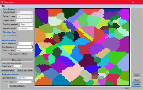 Github Patrykbalagrain Growth And Visualization Grain Growth And
