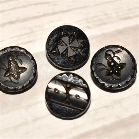 Glass Buttons Etsy