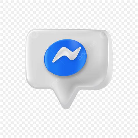 Messenger 3d Vector Hd Png Images 3d Cute Messenger Icon 3d Icon