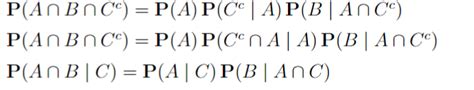 Solved Consider The Events A B And C Are The Following Chegg Com