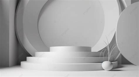 그림자 연단 3d 렌더가 있는 추상 흰색 기하학적 배경의 제품 쇼케이스 플랫폼 화장품 연단 제품 플랫폼 배경 일러스트 및 사진 무료 다운로드 Pngtree
