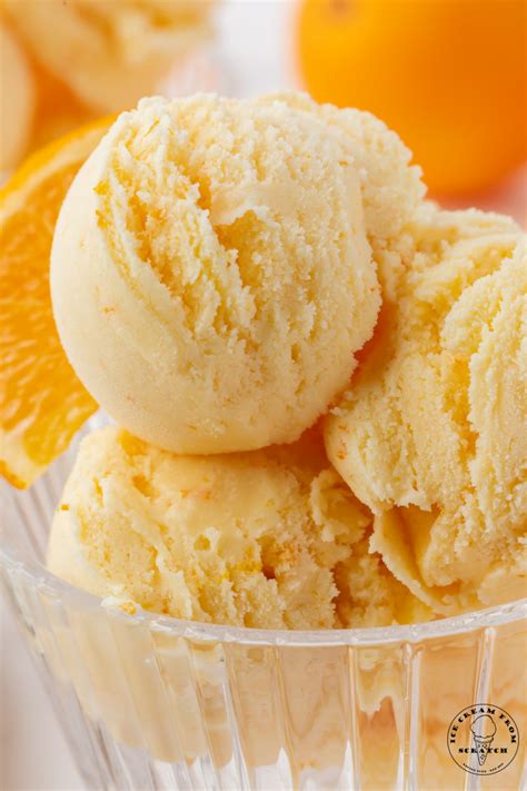 Orange Ice Cream Ice Cream From Scratch