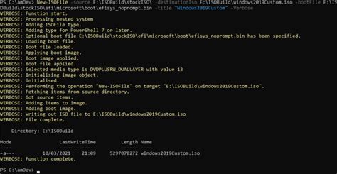 Building Iso Files With Powershell 7 The Dot Source
