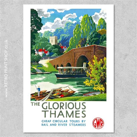 Railway Posters Travel Posters Great Western Railway Retro Prints