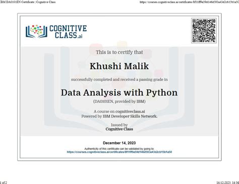 Dataanalysis Python Certification Cognitiveclass Datainsights Professionaldevelopment