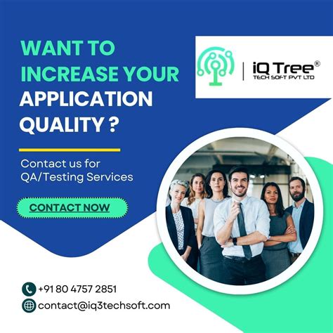 Iqtreetechsoft On Linkedin Qa Testingservices Applicationquality