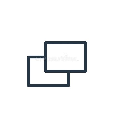 Copy Icon Vector From Marketing Business Concept Thin Line