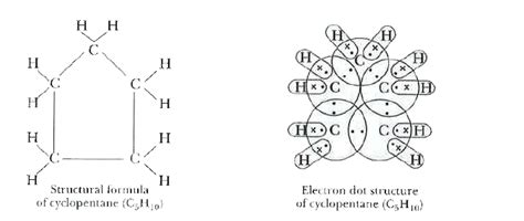 What Will Be The Formula And Electron Dot Structure Of Cyclopentane