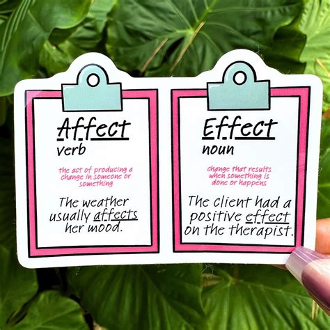 Affect Vs Effect Sticker Jrc The Slp