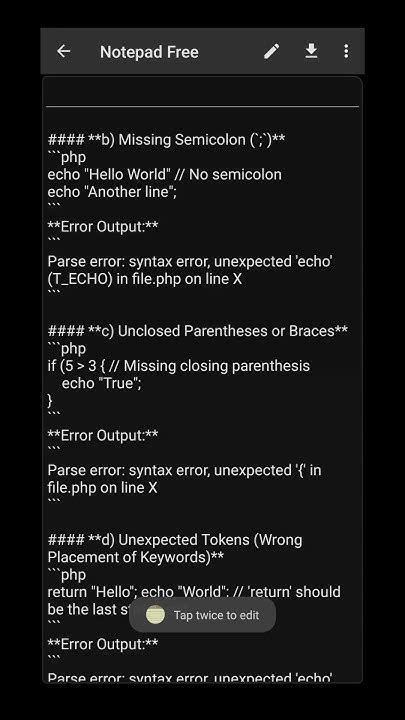 Php Syntax Errors Explained Understanding Parse Errors And How To Fix