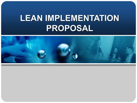 Lean Implementation Proposal Ver 2 Pptx