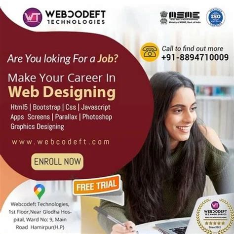Web Designing Course At ₹ 5000month In Hamirpur Id 27025129255