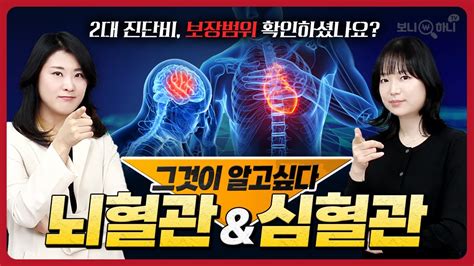 뇌혈관질환 진단비 허혈성심장질환 진단비 보장범위 확실한가요 │심혈관질환 보험 가입시 주의사항 Youtube