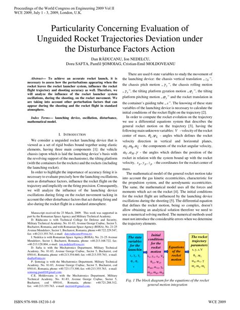 pdf particularity concerning evaluation of unguided rocket