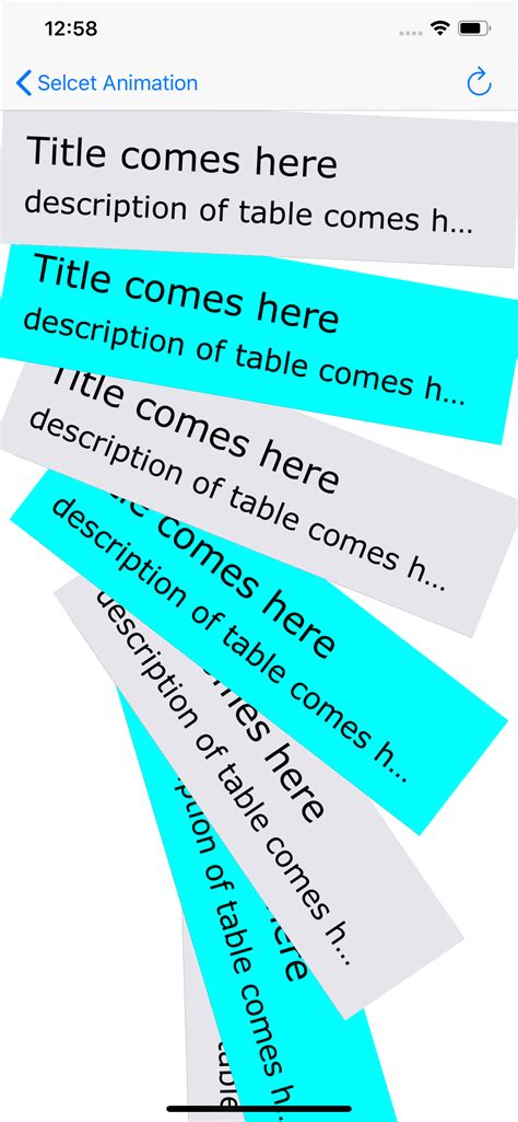 How To Animate Uitableviewcell In Ios Swift Wepstech